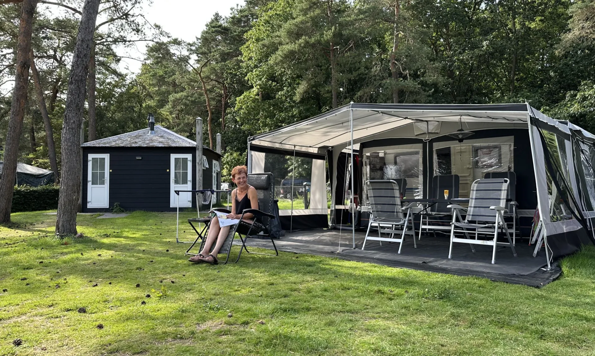 Comfort Kampeerplaats met privé sanitair | Camping Samoza